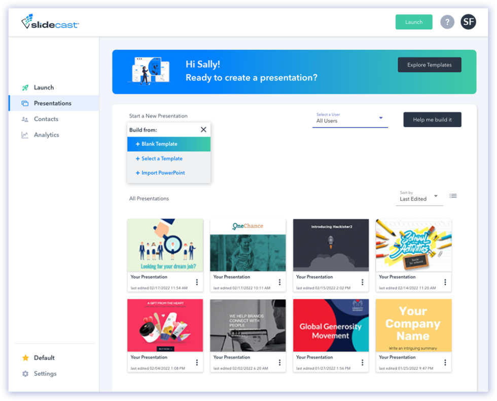 Slidecast Technical Documentation