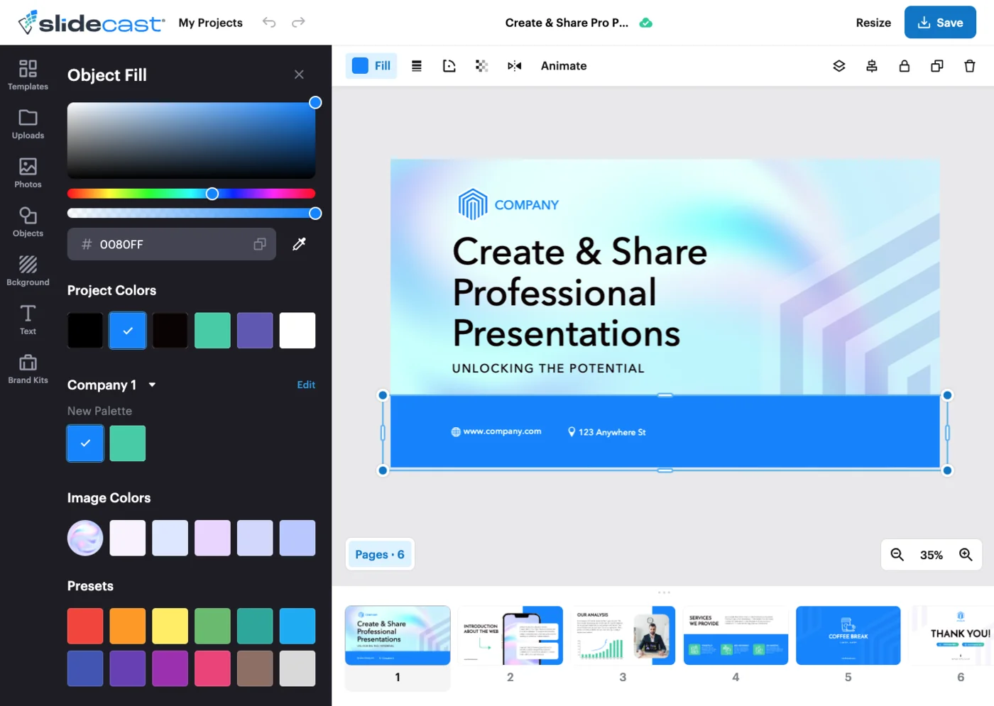 Features Create - Slidecast