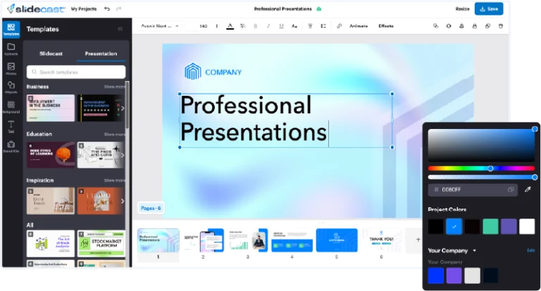 Slidecast: Online Presentation & Sales Engagement Software