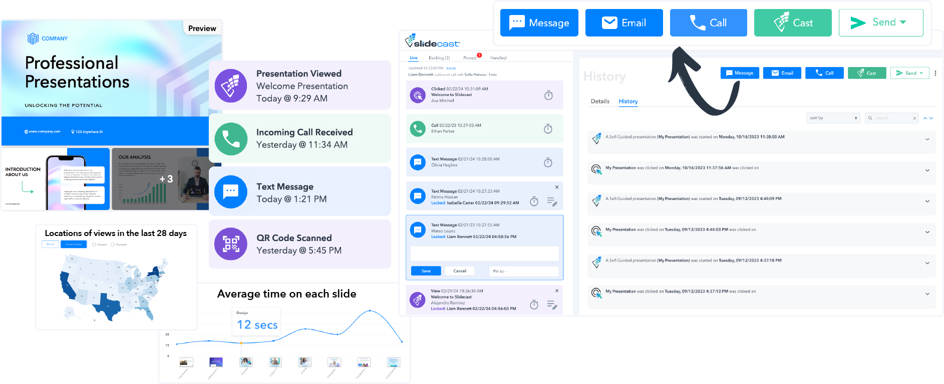Slidecast: Online Presentation & Sales Engagement Software