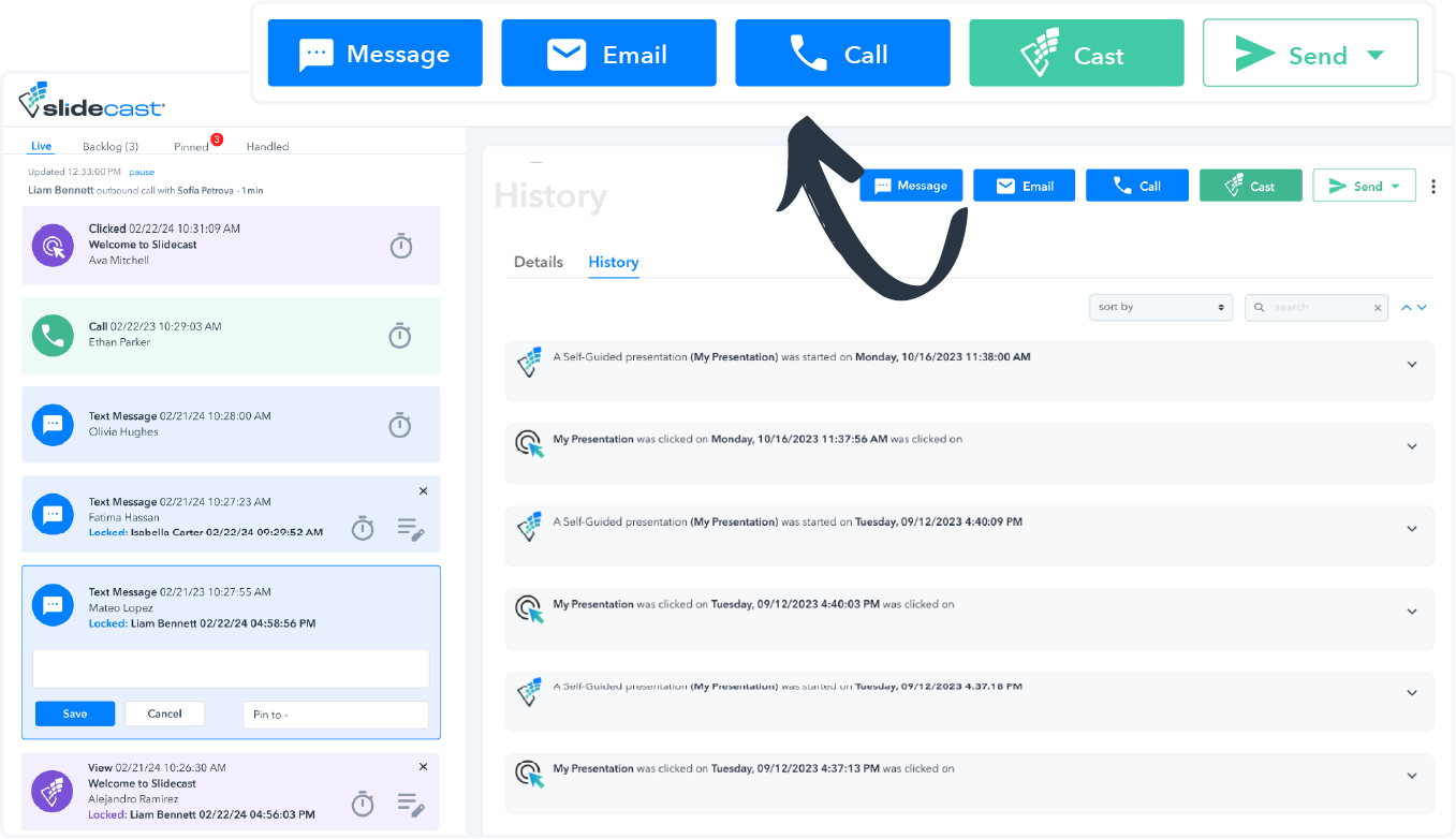 Features Engage - Slidecast