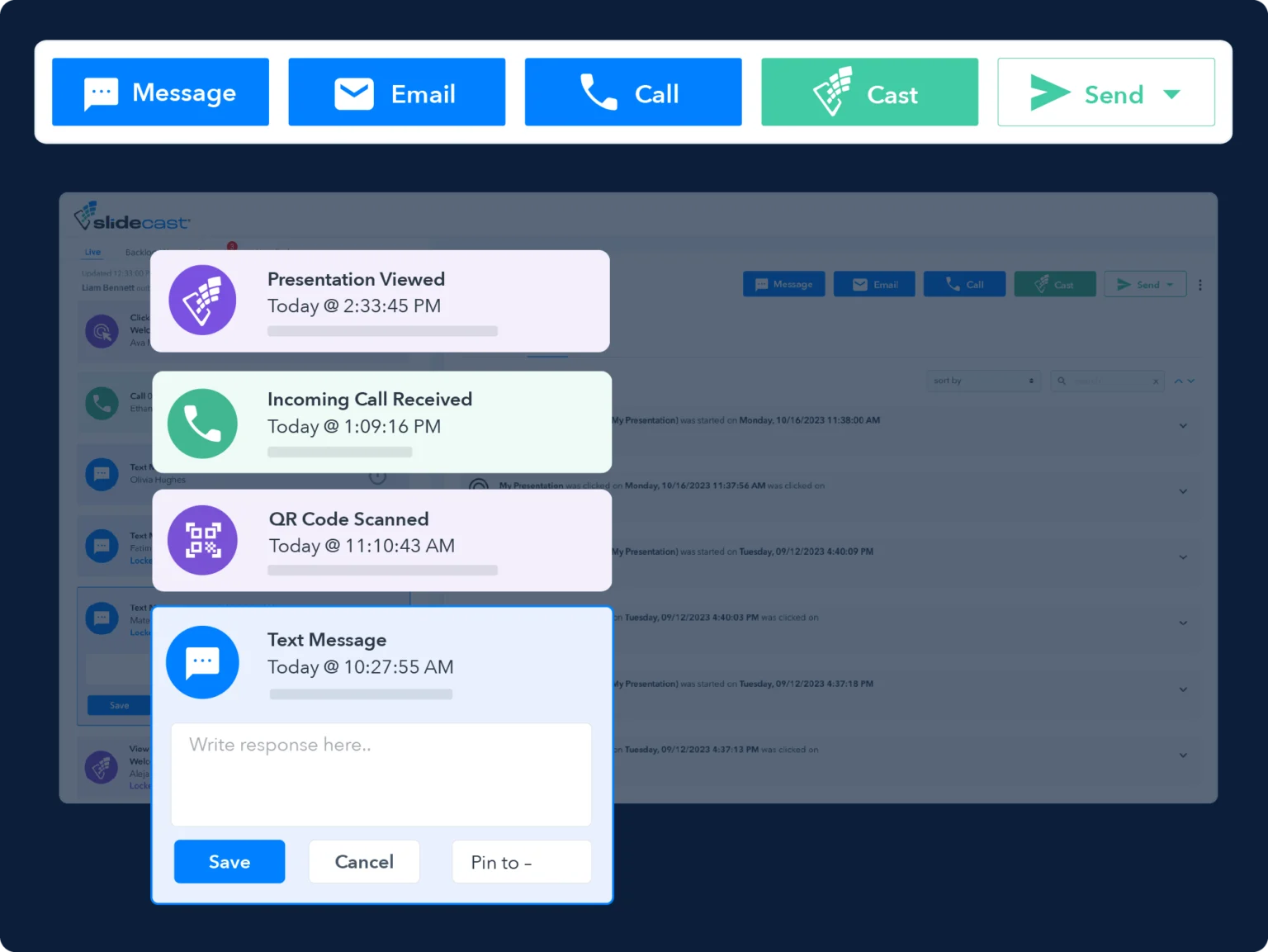 Features Engage - Slidecast